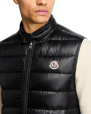 Moncler Gui Packable Down Gilet - Black