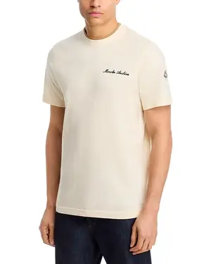 Moncler Embroidered Logo Cotton Tee