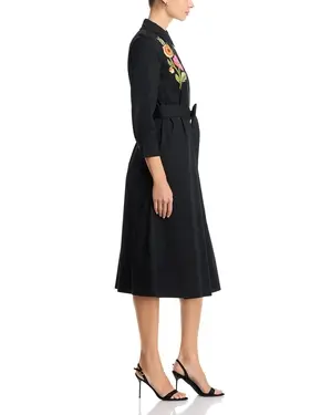 Carolina Herrera Embroidered Shirtdress