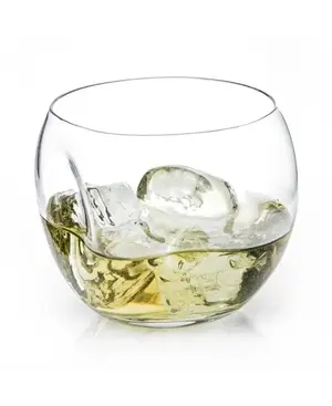 MBARE Dented Round Whiskey Tumbler, 400ml/13.5 Oz