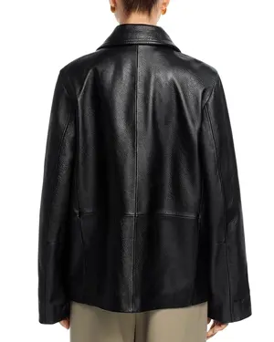 TOTEME Grained Leather Jacket