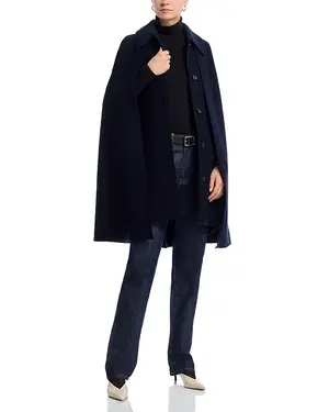 Warming wool capes for women