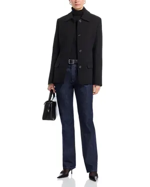 TOTEME Cinched Pocket Jacket - Black