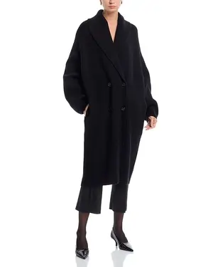 TOTEME Long Shawl Lapel Cardigan Sweater