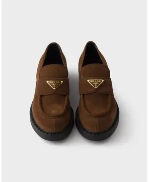 Prada Suede Loafers