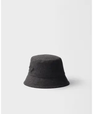 Prada Loden Fabric Bucket Hat