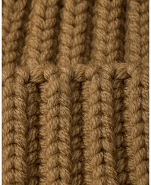 Prada Wool Beanie - Brown
