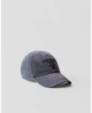 Prada Canvas Baseball Cap - Blue