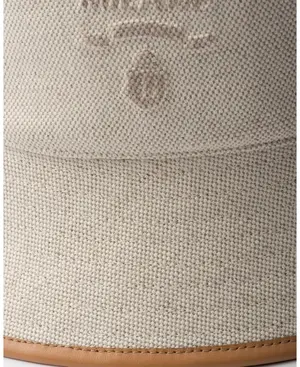 Prada Linen Blend Bucket Hat - Neutral