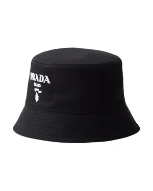 Prada Drill Bucket Hat - Black