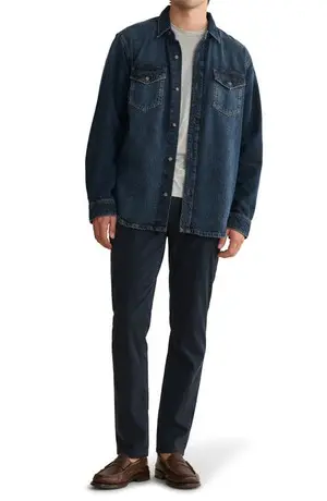 Warp + Weft Det Denim Button-up Shirt