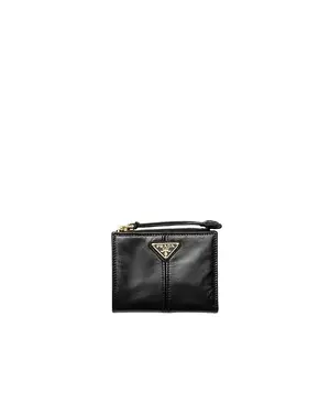 Prada Small Leather Wallet - Black