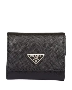 Prada Small Saffiano Leather Wallet - Black