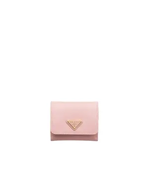 Prada Small Saffiano Leather Wallet - Pink