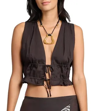 Onia Cropped Blouses