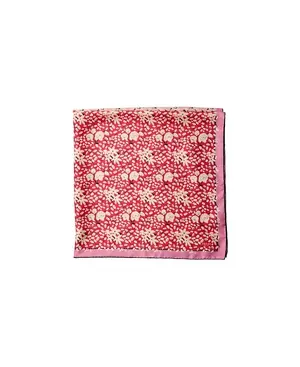 Prada Printed Silk Twill Scarf - Pink