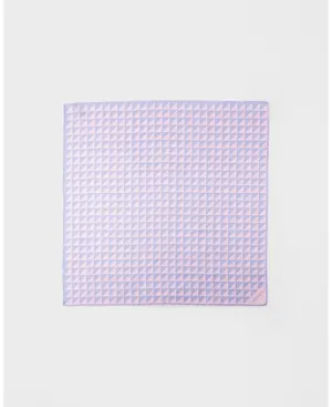 Prada Printed Silk Twill Scarf - Pink/blue