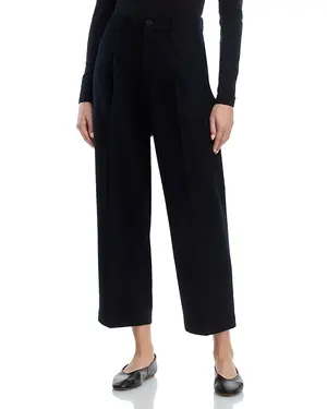 Issey Miyake Tweed Wide Leg Trousers