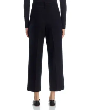 Issey Miyake Wool Blend Tweed Cropped Pants