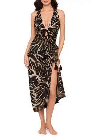 MAGICSUIT® Desert Mirage Cotton Cover-up Pareo - Black/multi