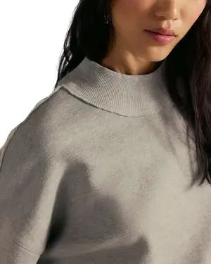 Free People Palm Springs Sweatshirt - Heather Grey