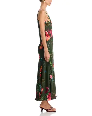 Farm Rio Leopard Flowers Dress