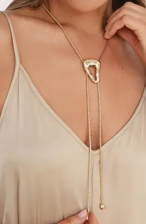 Ettika Molten Muse Bolo Necklace