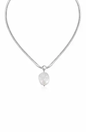 Ettika Cultured Baroque Pearl Pendant Necklace