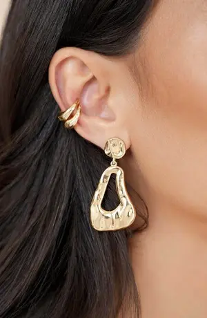 Ettika Molten Drop Earrings