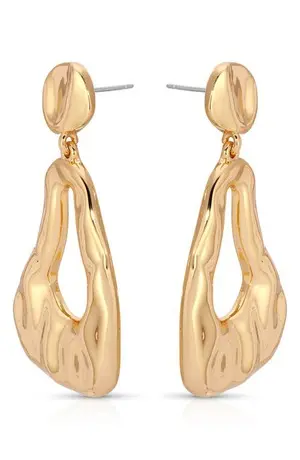 Ettika Molten Drop Earrings