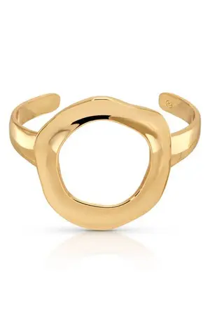 Ettika Open Circle Cuff Bracelet - Gold