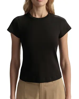 A.L.C. Harper Baby Tee - Black