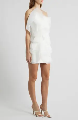 Acler Cotwall One-shoulder Minidress