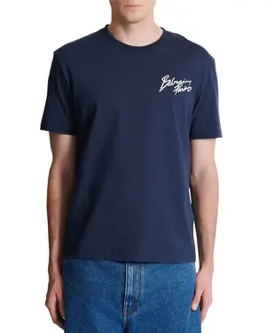Balmain Small Script Logo Tee