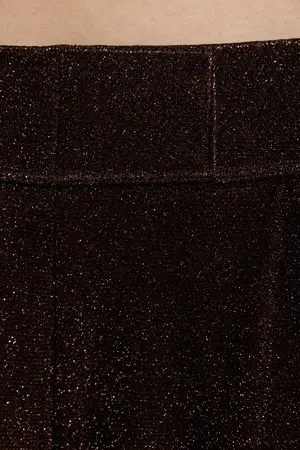 Oseree Trousers With Lurex Thread - Brown