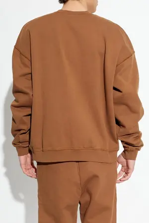 Dsquared2 Sweatshirt With Embroidered Logo - Brown