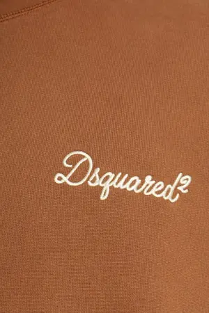 Dsquared2 Sweatshirt With Embroidered Logo - Brown