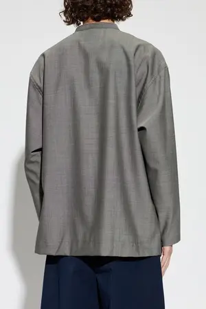 Studio Nicholson Wool Shirt ‘karst - Grey