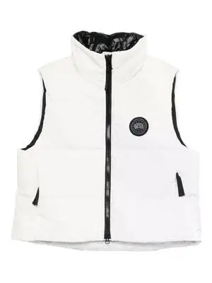 Canada Goose Grandview Cropped Padded Gilet - White