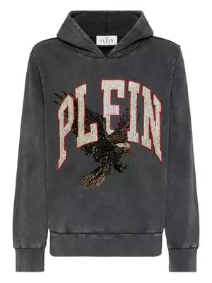 Philipp Plein Eagle-motif Hoodie - Black
