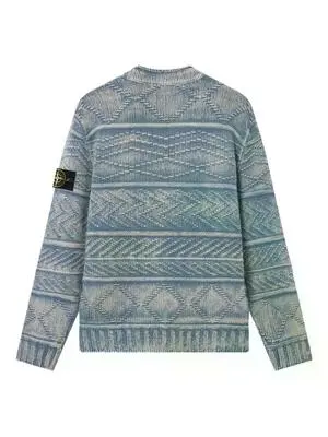 Stone Island Patterned Knit Sweater