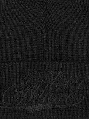 Philipp Plein Embroidered Beanie - Black