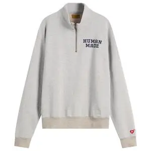 HUMAN MADE Half-zip Sweatshirt - Gray