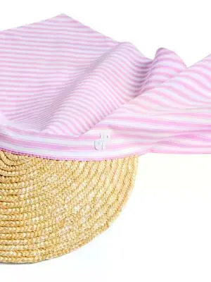 Patou Striped Scarf Cap
