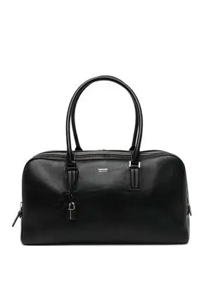 TOM FORD Leather Zipped Tote Bag - Black