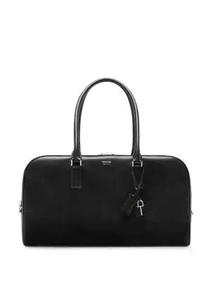 TOM FORD Leather Zipped Tote Bag - Black