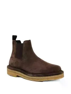 JAMES PERSE Suede Chelsea Boots - Brown