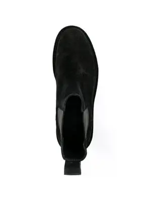 JAMES PERSE Suede Chelsea Boots - Black