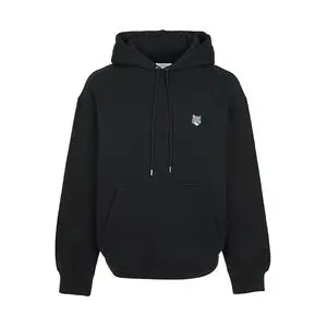 Maison Kitsuné Fox Head Hooded Sweatshirt - Black