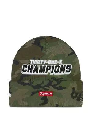Supreme Camouflage Applique Beanie
